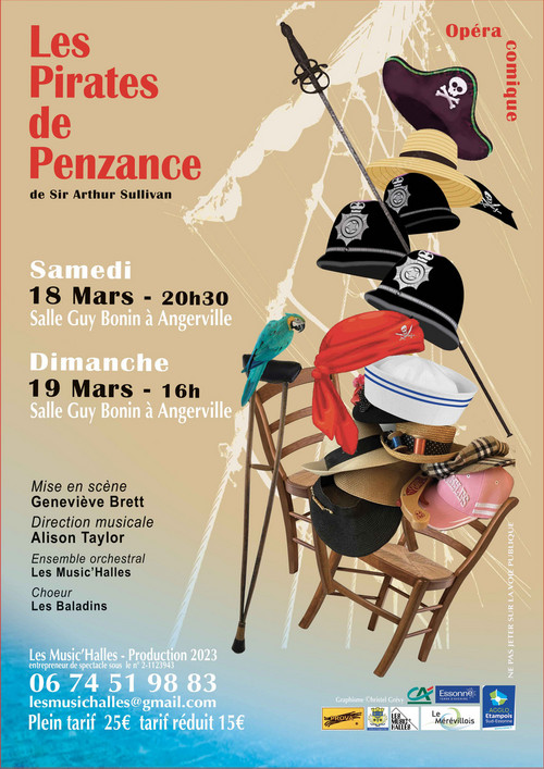 Les Pirates de Penzance opéra-comique en 2 actes de Gilbert & Sullivan ...