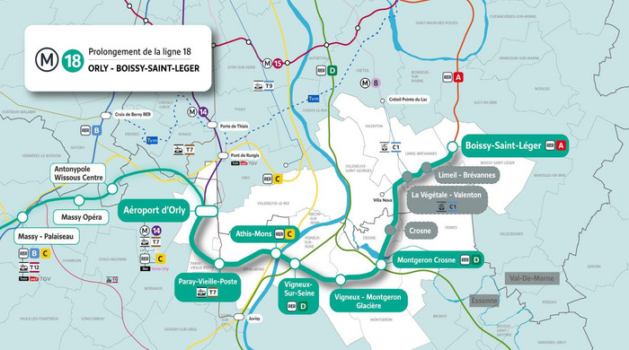 Le prolongement de la ligne 18 sur les rails - Conseil départemental de l'Essonne